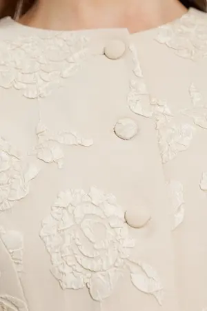 ROTATE BY BIRGER CHRISTENSEN Jacquard Tailored Mini Dress