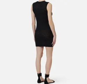 Elisabetta Franchi Sleeveless Knitted Mini Dress With Tassel Detail