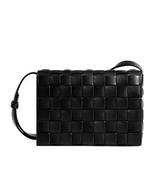 Bottega Veneta Orto Messenger - Black
