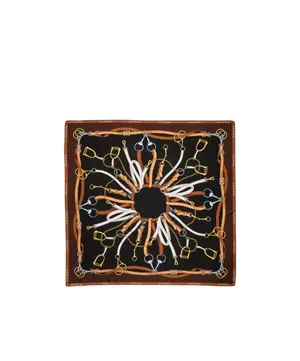 Gucci Equestrian-print Gg Scarf - Multicolor