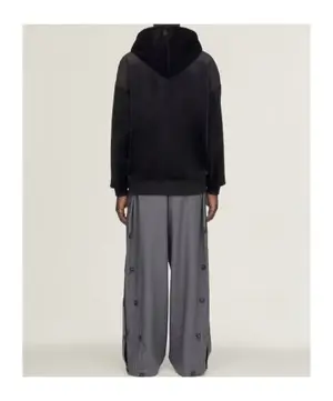 Y3 Velvet Corduroy Hoodie