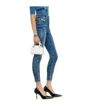DIESEL® 1984 Slandy High-waist Skinny Jeans - Medium Blue