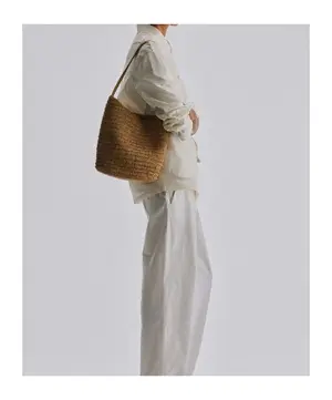 THE ROW Alma Shoulder Bag - Brown