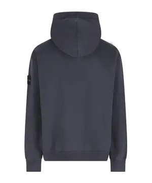 Stone Island Long-sleeved Zippered Hooded Sweatshirt