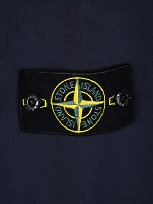Stone Island Long-sleeved Zippered Hooded Sweatshirt