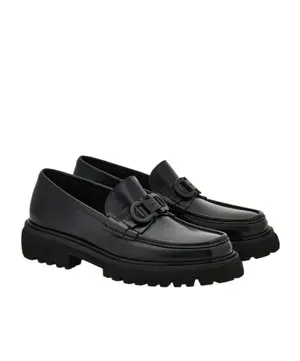 FERRAGAMO Gancini Buckle Loafers