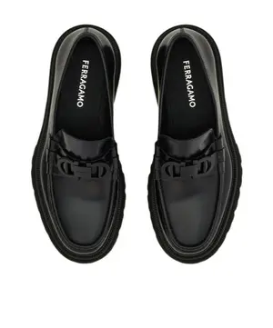FERRAGAMO Gancini Buckle Loafers