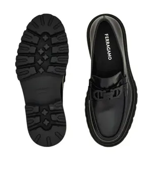 FERRAGAMO Gancini Buckle Loafers