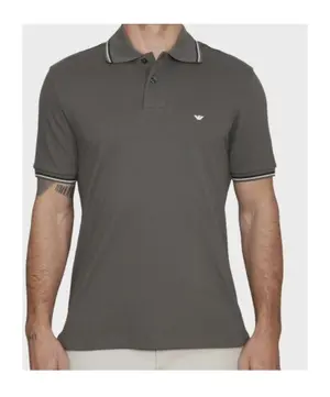 Emporio Armani Tipped Trim Polo Shirt