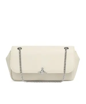 VIVIENNE WESTWOOD Chain Crossbody Bag - White