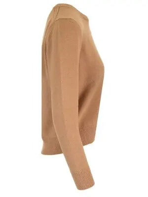 Celine Crew Neck Sweater In Heritage Cashmere