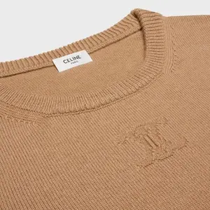 Celine Crew Neck Sweater In Heritage Cashmere
