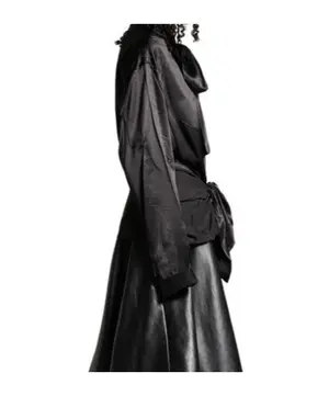 Balenciaga Satin Bow Detail Blouse