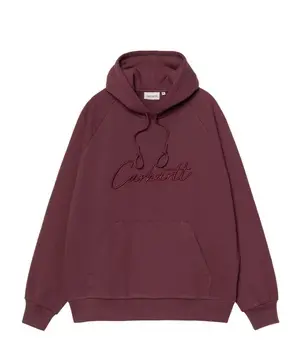 Carhartt Work In Progress Hooded Ray Sweatshirt - Red
