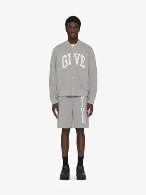 Givenchy Logo Printed College Bermuda Shorts
