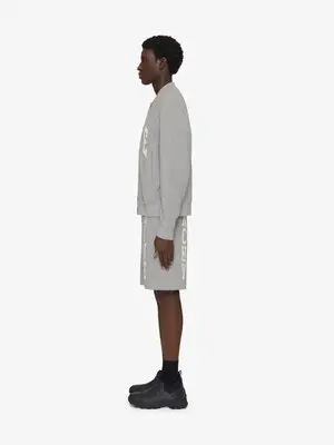 Givenchy Logo Printed College Bermuda Shorts