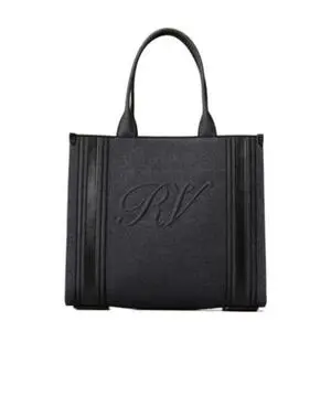 ROGER VIVIER Logo Tote - Black