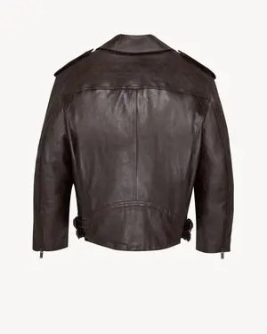 Saint Laurent Biker Jacket In Smooth Leather