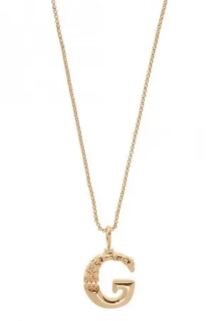 Chloé Letter G Pendant Necklace