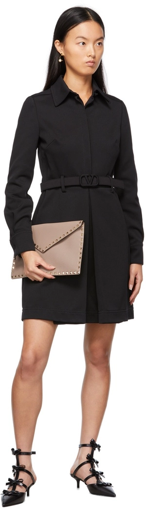 Valentino Garavani Rockstud Foldover Top Envelope Pouch