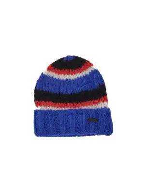Saint Laurent Striped Knitted Hat