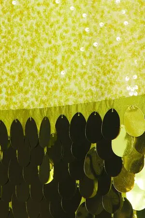 SIMONMILLER Imogen Sequin Midi Dress In Green
