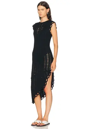 Loulou De Saison Malena Asymmetric Sleeveless Dress