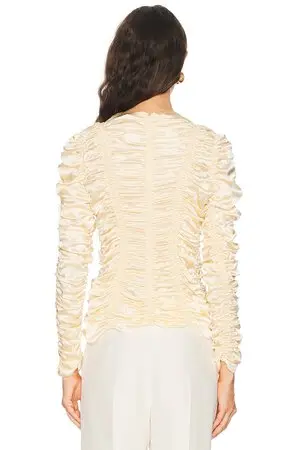Khaite Rory Top In Ivory
