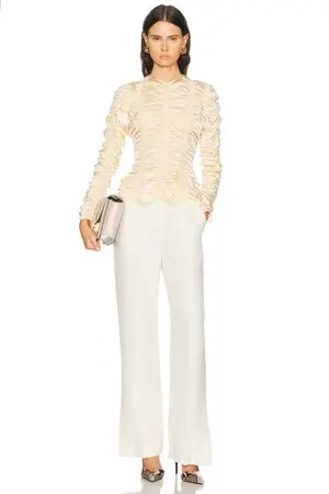 Khaite Rory Top In Ivory