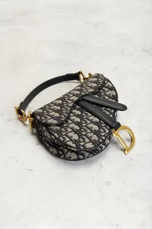 Dior Oblique Mini Saddle Bag