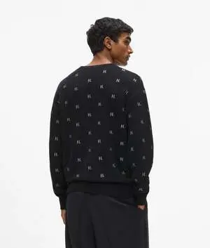Karl Lagerfeld Monogram Knitted Sweater