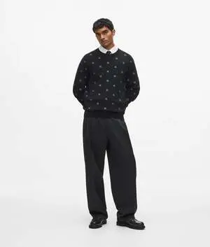 Karl Lagerfeld Monogram Knitted Sweater