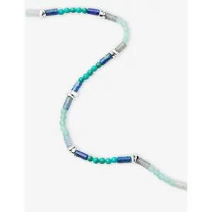 MISSOMA Gemstone 18ct Yellow Gold-plated Brass Beaded Choker