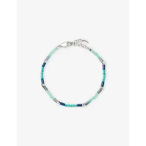 MISSOMA Gemstone 18ct Yellow-gold Plated Brass And Pearl Beaded Bracelet - Silver