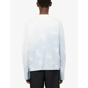 REPRESENT Usa Football Graphic-print Cotton And Hemp Top