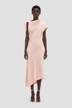 Victoria Beckham Asymmetrical Twist Dress