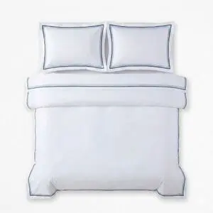 PURE PARIMA Triple Luxe Sateen Duvet Cover Set Ocean - Blue