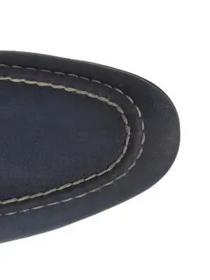 Santoni Malibu Suede Moccasin