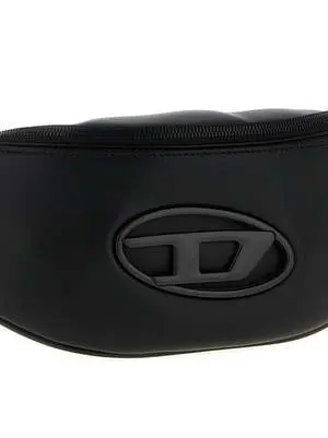 DIESEL® Holi-d Smooth Leather Waist Bag With Metal Logo