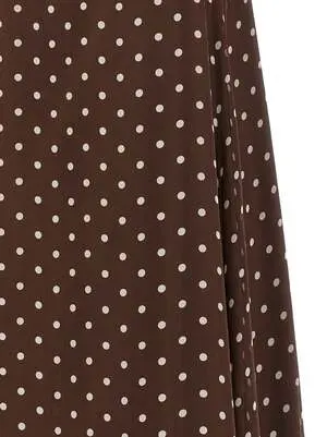 P.a.r.o.s.h Polka Dot Ruffle Dress