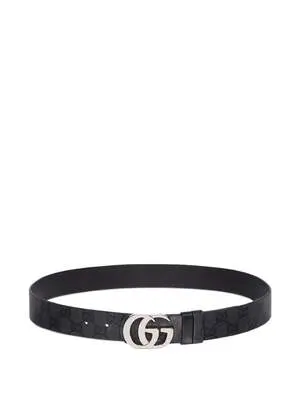 Gucci Gg Marmont Belt With Shiny Buckle - Multicolor