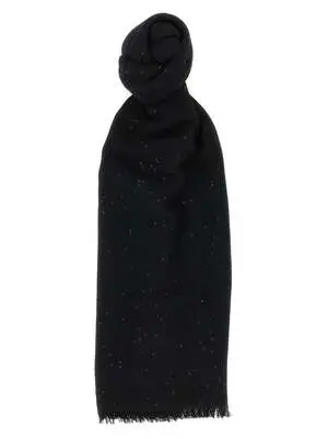 Brunello Cucinelli Diamante' Scarf - Black