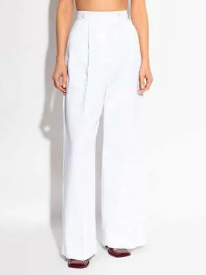Givenchy Pleated Cotton Pants - Multicolor