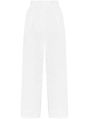 Givenchy Pleated Cotton Pants - Multicolor