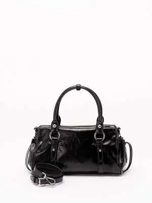Miu Miu Shiny Leather Top Handle Bag - Multicolor