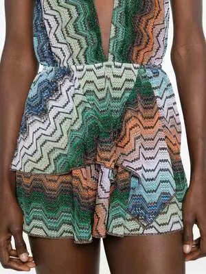 Missoni Zigzag Print Halterneck Cover-up