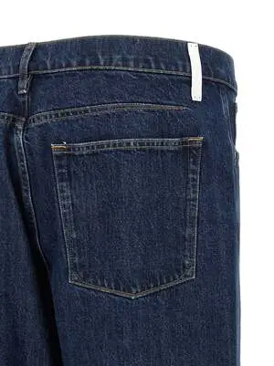 JIL SANDER Straight Leg Jeans In Cotton Denim - Blue