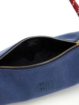 Miu Miu Gabardine Pouch - Black