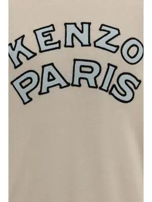 Kenzo Emblem Embroidered Wool And Cotton Sweater - Multicolor