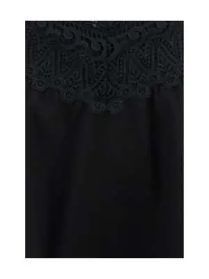 Charo Ruiz Ibiza Aveline Embroidered Lace Trim Short Dress